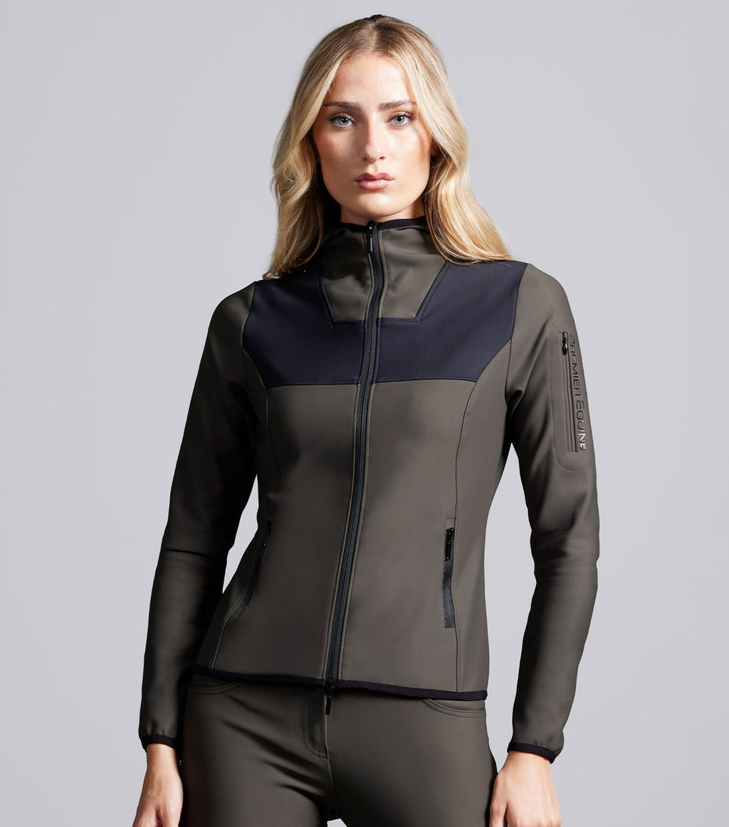Premier Equine Elixir Womens Softshell Jacket - Mosswood - Nags Essentials